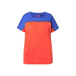 Ulla Popken Shirt Damen Gr&ouml;&szlig;e L/XL blau / orange
