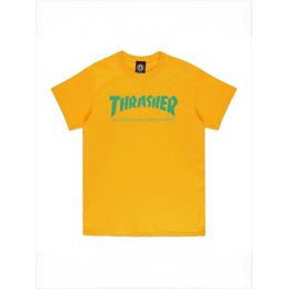 Thrasher Shirt 'SKATE MAG T-SHIRT' Herren Gr&ouml;&szlig;e M gold
