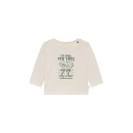 Noppies Shirt Jungen Gr&ouml;&szlig;e 56 hellbeige / gr&uuml;n / offwhite