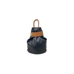 Chicca Borse Rucksack Damen Gr&ouml;&szlig;e One Size cognac / schwarz