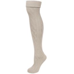 Normani Trachtensocken Damen Gr&ouml;&szlig;e 43/46 beige