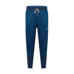 Puma Sporthose Herren Gr&ouml;&szlig;e M nachtblau / wei&szlig;