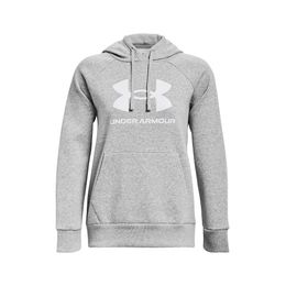 Under Armour Sportsweatshirt 'Rival' Damen Gr&ouml;&szlig;e M graumeliert / wei&szlig;