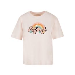 F4NT4STIC T-Shirt 'Mothers Day Celebration Rainbow Mama Design Mom Appreciation' Damen Gr&ouml;&szlig;e XS mischfarben / pastellpink