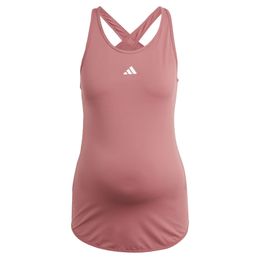 adidas Performance Umstand Sporttop 'Essentials' Damen Gr&ouml;&szlig;e M/L altrosa / wei&szlig;