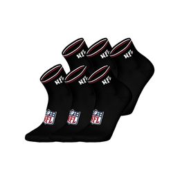 Huddle Freizeitsocken ' NFL Shield Quarter ' Herren Gr&ouml;&szlig;e 35/38 schwarz