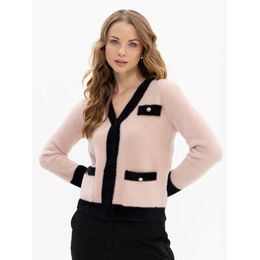 Passioni Strickjacke Damen Gr&ouml;&szlig;e XXL rosa