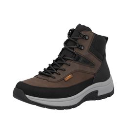 Rieker Schn&uuml;rstiefel '11005' Herren Gr&ouml;&szlig;e 47 braun / schwarz / wei&szlig;
