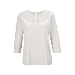 Madeleine Mode Madeleine Shirt Damen Gr&ouml;&szlig;e XL perlwei&szlig;