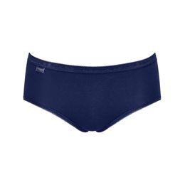 Sloggi Panty 'Basic+ Midi' Damen Gr&ouml;&szlig;e 7XL blau / hellblau / wei&szlig;