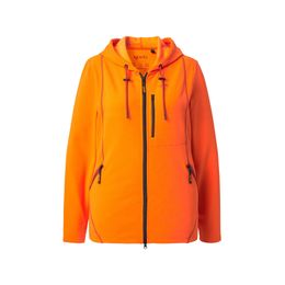 Ulla Popken Sweatjacke Damen Gr&ouml;&szlig;e XXXL/4XL dunkelorange