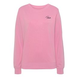 Vivance Sweatshirt Damen Gr&ouml;&szlig;e XXS/XS rosa / schwarz