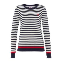 Kangaroos Pullover Damen Gr&ouml;&szlig;e XS/S marine / rubinrot / wei&szlig;