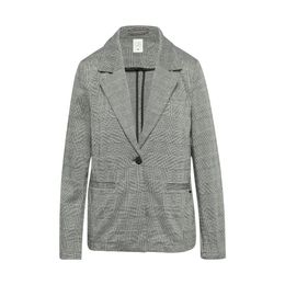 QS Blazer Damen Gr&ouml;&szlig;e 32 grau / wei&szlig;