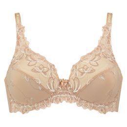 Hunkem&ouml;ller Hunkem&ouml;ller BH 'Diva' Damen Gr&ouml;&szlig;e 85 beige / wei&szlig;