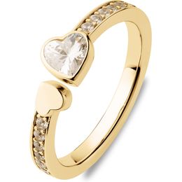 JETTE Ring Damen Gr&ouml;&szlig;e 61 gold