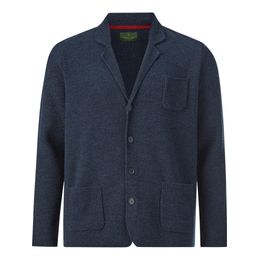 CHARLES COLBY Strickjacke 'Earl James' Herren Gr&ouml;&szlig;e 5XL dunkelblau
