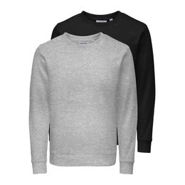Only & Sons Only & Sons Sweatshirt 'Chase' Herren Gr&ouml;&szlig;e S grau / schwarz