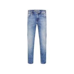 CAMP DAVID Jeans 'MA:X' Herren Gr&ouml;&szlig;e 34 blau / hellbraun