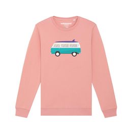 Watapparel Sweatshirt ' California Dream ' Herren Gr&ouml;&szlig;e S mischfarben / rosa