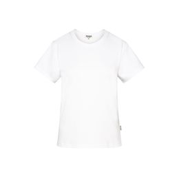 Senses.the Label Basic T-Shirt aus Interlock-Jersey Damen Gr&ouml;&szlig;e S wollwei&szlig;