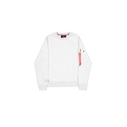 Alpha Industries Sweatshirt 'Label' Herren Gr&ouml;&szlig;e L hellgrau