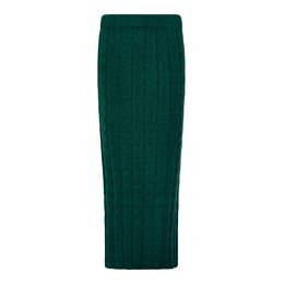 Apricot Cable Knit Maxi Skirt ' ' Damen Gr&ouml;&szlig;e 44 gr&uuml;n