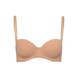 Hanro Schalen-BH ' Allure Bandeau ' Damen Gr&ouml;&szlig;e 70 beige