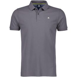 Lerros Poloshirt Herren Gr&ouml;&szlig;e L dunkelgrau / wei&szlig;