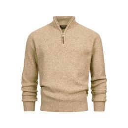INDICODE Jeans Pullover 'INPeace' Herren Gr&ouml;&szlig;e S beige