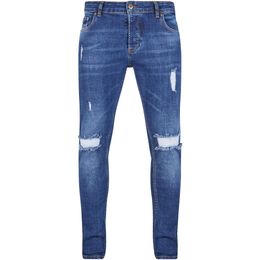 2Y Premium Jeans Herren Gr&ouml;&szlig;e 50 blau / braun