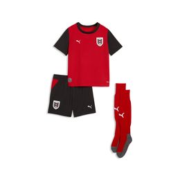 Puma Trainingsanzug '&Ouml;sterreich 2026' Jungen Gr&ouml;&szlig;e 116 rot / schwarz / wei&szlig;