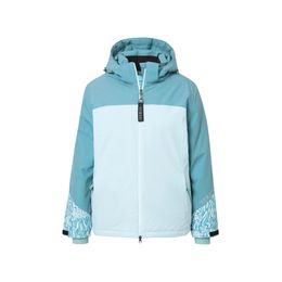 Ulla Popken Sportjacke Damen Gr&ouml;&szlig;e XXL/XXXL t&uuml;rkis / hellblau / wei&szlig;