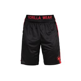 Gorilla Wear Shorts 'Atlanta' Herren Gr&ouml;&szlig;e 31/33 rot / schwarz