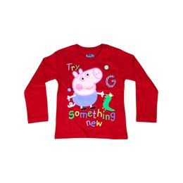 Peppa Pig Shirt 'George' Jungen Gr&ouml;&szlig;e 98 dunkelrot