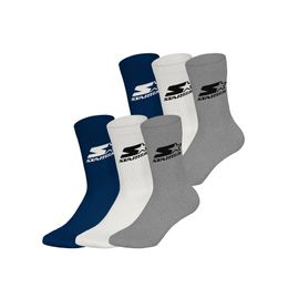 starters Starter Socken Herren Gr&ouml;&szlig;e 43/46 navy / graumeliert / schwarz / wei&szlig;