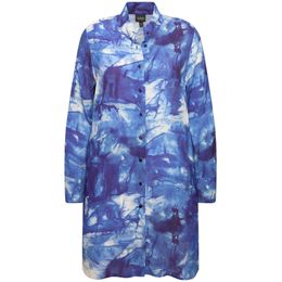 Ulla Popken Bluse Damen Gr&ouml;&szlig;e L/XL marine / rauchblau / pastellblau