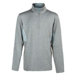 Endurance Sportpullover 'Lanbark Jr.' Jungen Gr&ouml;&szlig;e 164 graumeliert / mint