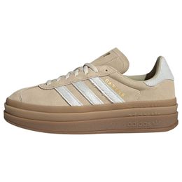 adidas originals Sneaker 'Gazelle Bold' Damen Gr&ouml;&szlig;e 35.5 beige / gold / silbergrau