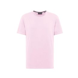 ELBSAND T-Shirt 'Palle' Herren Gr&ouml;&szlig;e L rosa / wei&szlig;