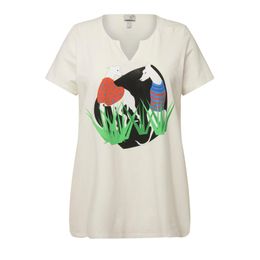 Ulla Popken Shirt Damen Gr&ouml;&szlig;e XL/XXL mischfarben / wei&szlig;