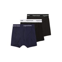 Jack & Jones Jack & Jones Junior Boxershorts 'JJVesterbro' Jungen Gr&ouml;&szlig;e 176 navy / schwarz / wei&szlig;