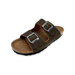 THIES Pantolette 'THIES 1856 Eco Palm Sandal' Damen Gr&ouml;&szlig;e 40 dunkelbraun