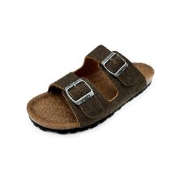 THIES Pantolette 'THIES 1856 Eco Palm Sandal' Damen Gr&ouml;&szlig;e 37 dunkelbraun