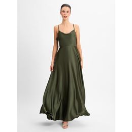 Laona Abendkleid Damen Gr&ouml;&szlig;e 40 khaki Winterkleid