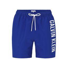 Calvin Klein Swimwear Badeshorts 'Intense Power' Herren Gr&ouml;&szlig;e XXXL enzian / wei&szlig;