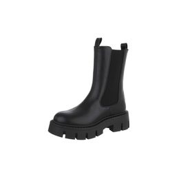 Ital-Design Stiefelette Damen Gr&ouml;&szlig;e 39 schwarz Winterschuhe