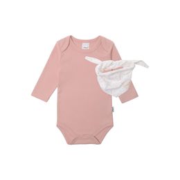 Liliput Body 'Bl&uuml;mchen' Jungen Gr&ouml;&szlig;e 62/68 rosa / wei&szlig;