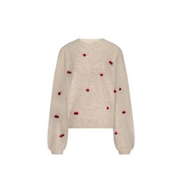 Fabienne Chapot Pullover Damen Gr&ouml;&szlig;e XXL beige / pink / rot