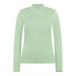Cartoon Basic Shirt mit Kragen Damen Gr&ouml;&szlig;e S mint